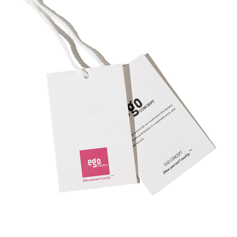 Custom luxury hang tags with logo Design and printing paper hang tag ...