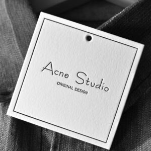 Wholesale and Custom luxury White Paper Hang Tags Grament Tag for ...